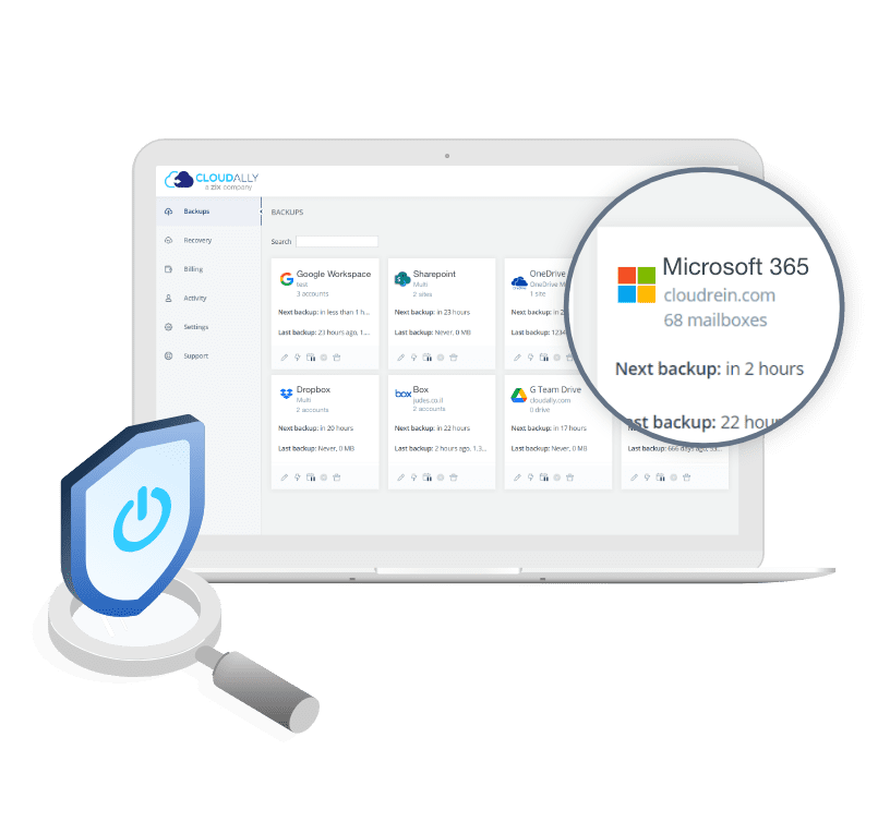 Microsoft 365 Backup - CloudAlly SaaS Backup & Restore Microsoft 365 Backup - CloudAlly SaaS Backup & Restore