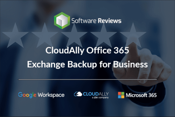 SoftwareReviews - OpenText CloudAlly Backup