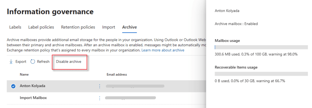 Archive Outlook Emails Using Office 365 Archive Policy | CloudAlly