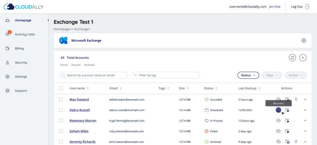How To Recover Exchange Mailbox Step by Step | CloudAlly