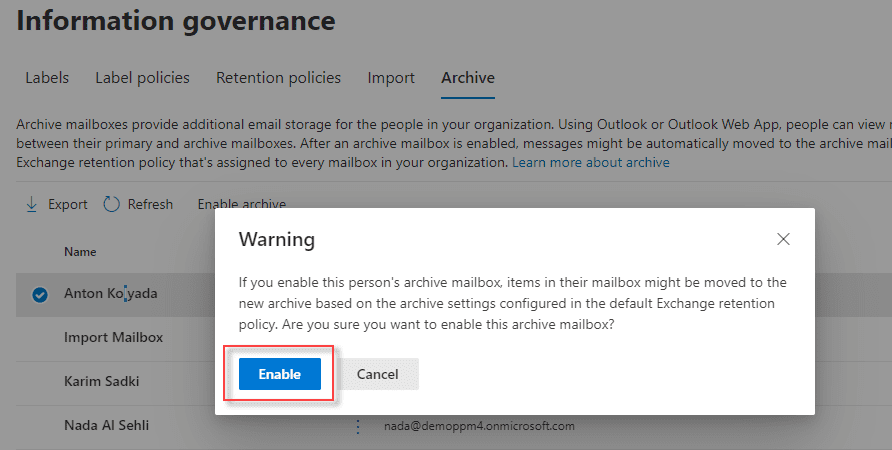 Archive Outlook Emails Using Office 365 Archive Policy | CloudAlly