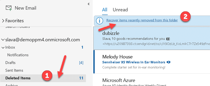 Learn How to Recover Deleted Emails in Outlook | CloudAlly