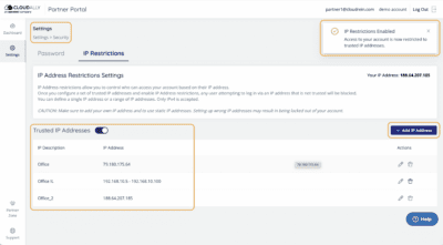 Improved Access Control for IP Address Restrictions | CloudAlly