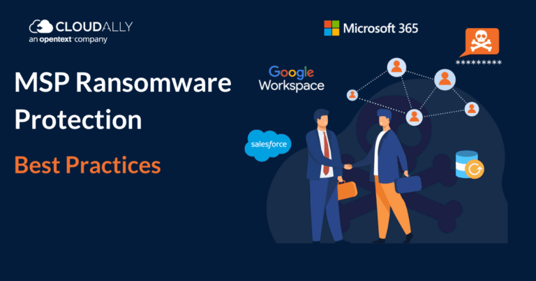 MSP Ransomware Protection Best Practices - OpenText CloudAlly Backup