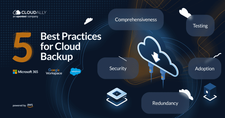 5 Best Practices for Cloud Backup - OpenText CloudAlly Backup