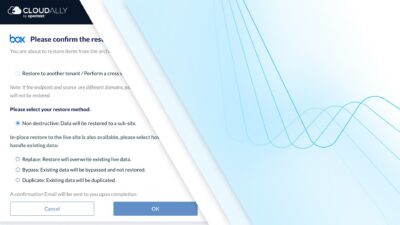 Box Cloud Backup and Recovery | CloudAlly