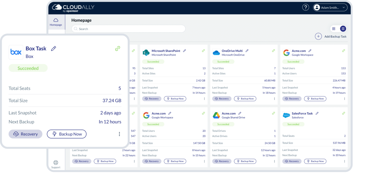 Box Cloud Backup and Recovery | CloudAlly